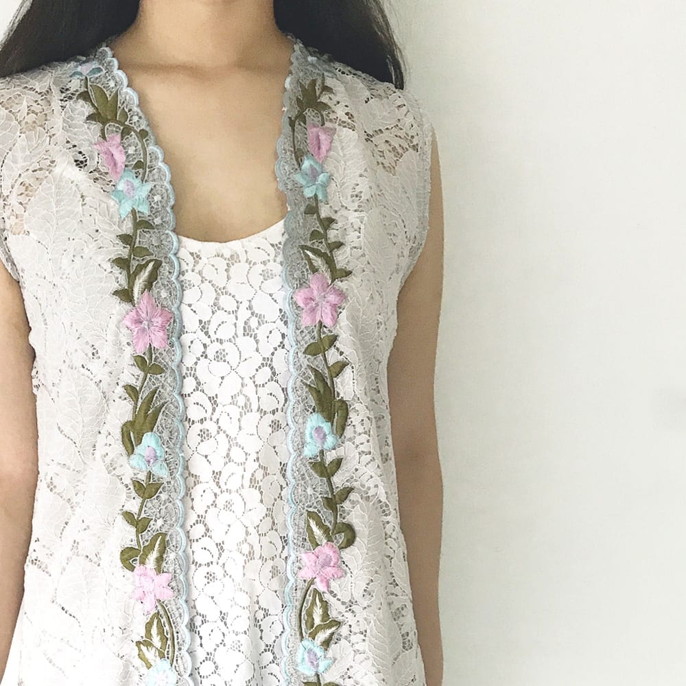 PO Long Lace Light Grey - Non&Nik