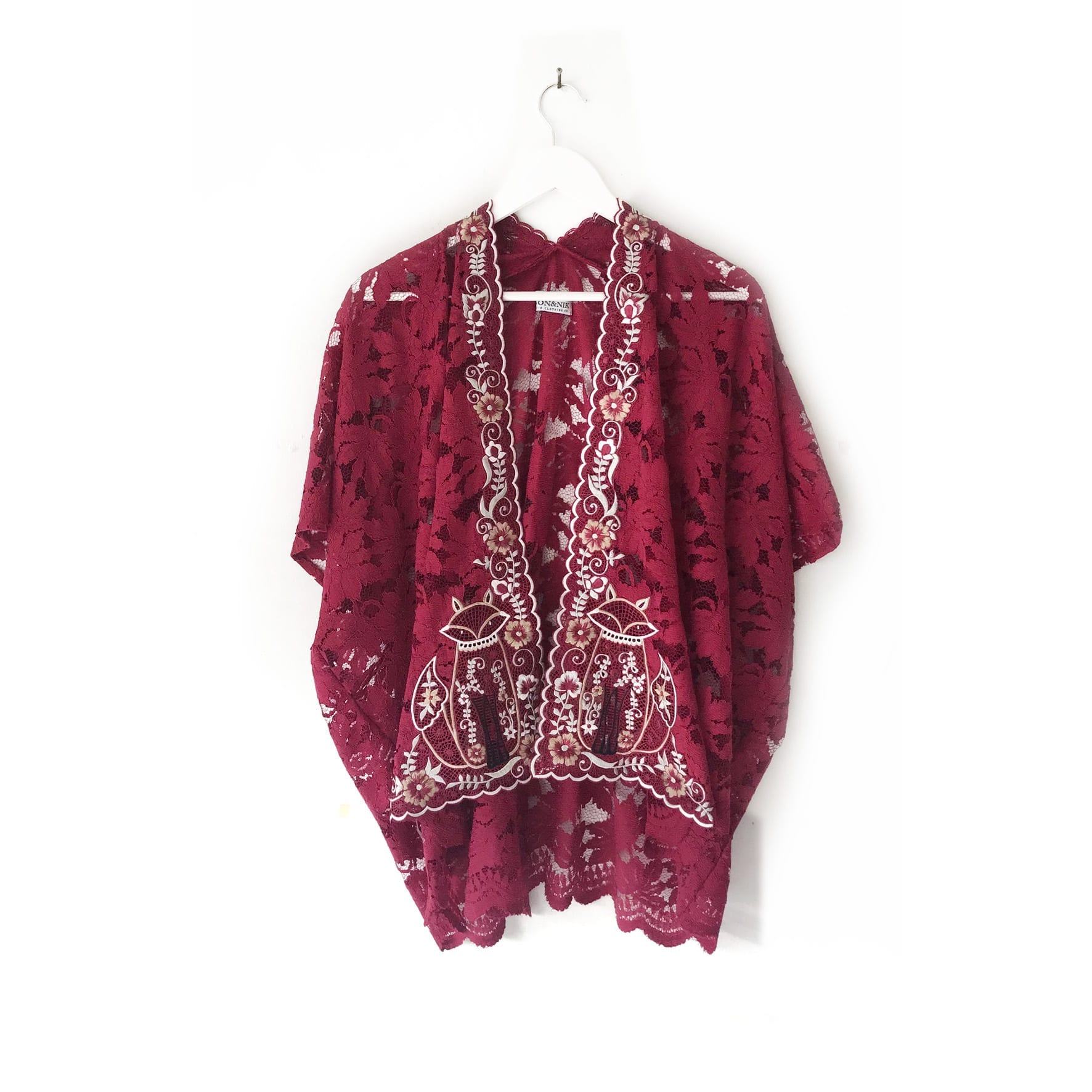 PO Maple Outer Lace Maroon Red - Non&Nik