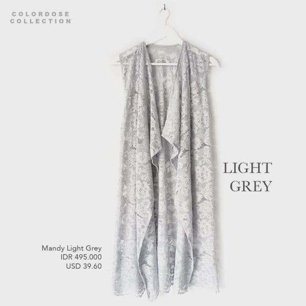Mandy Lace Light Grey - Non&Nik