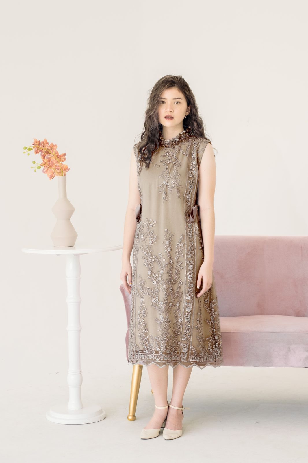 PO Amber Fleur Lace Brown - Non&Nik