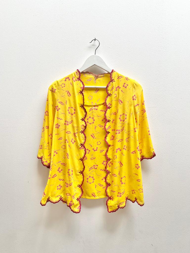 Vintage Batik Kebaya Kuning Ayu - Non&Nik