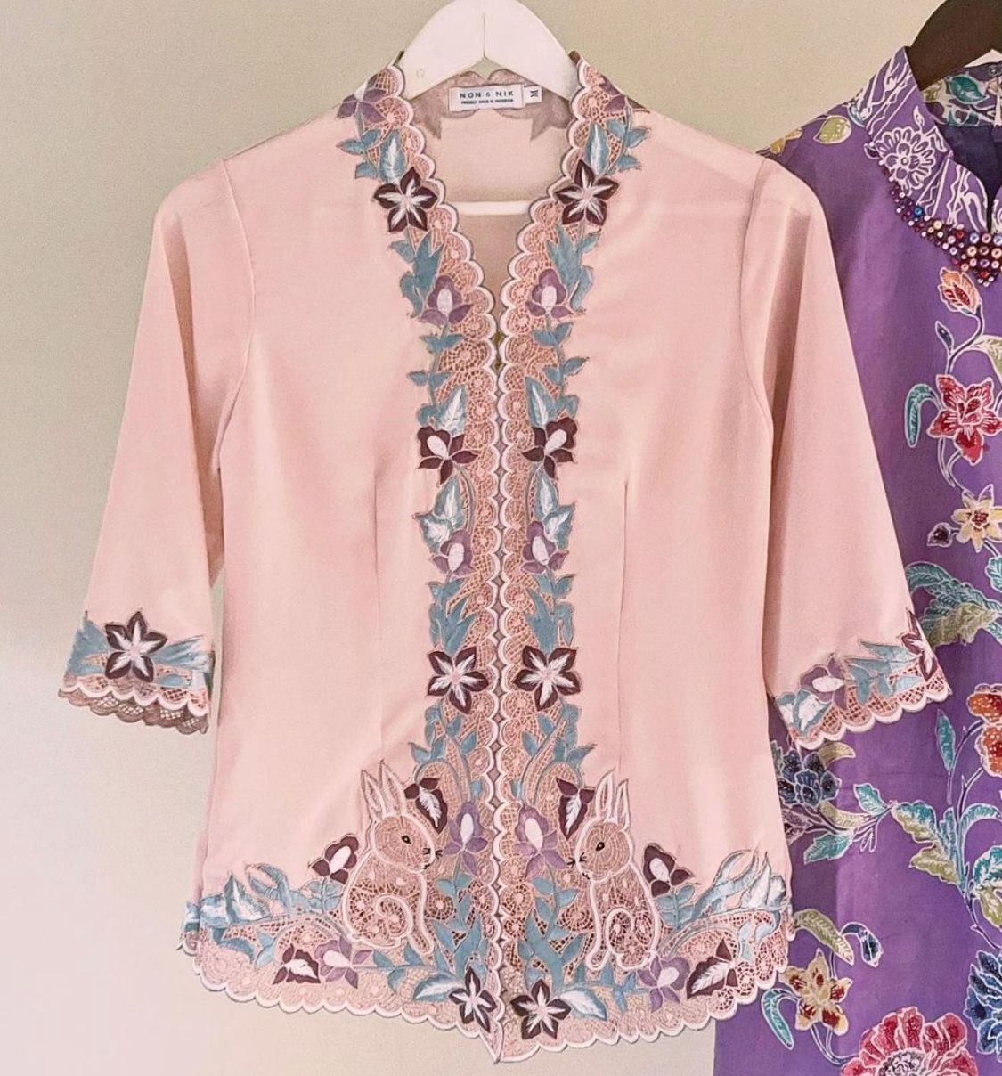 PO Kebaya Classic Dusty Pink Tiffany - Non&Nik