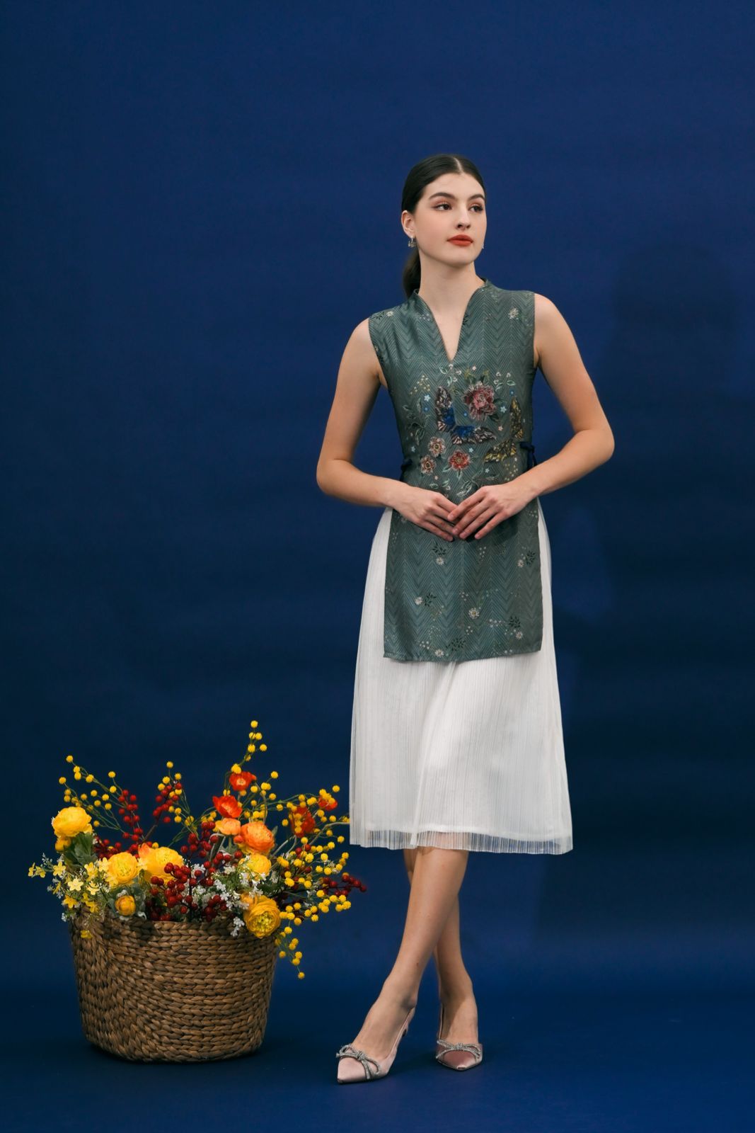 PO Renee Set Pure White & Sage - Non&Nik