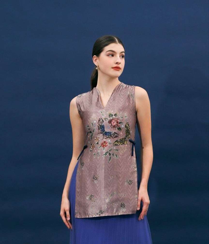 PO Renee Blouse Only Nude - Non&Nik