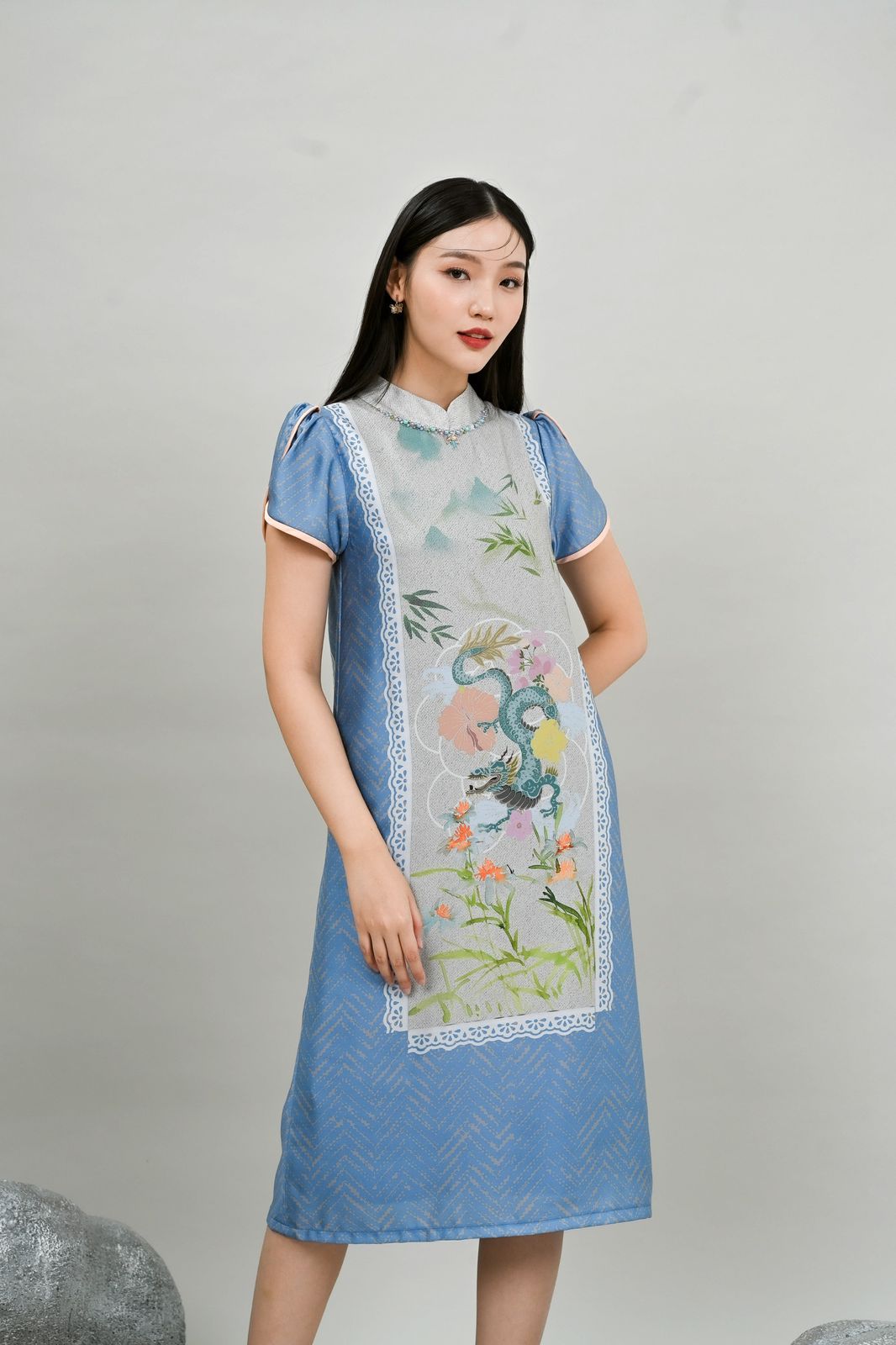 PO Beatrice Dragon Poetry Lucky Blue - Non&Nik