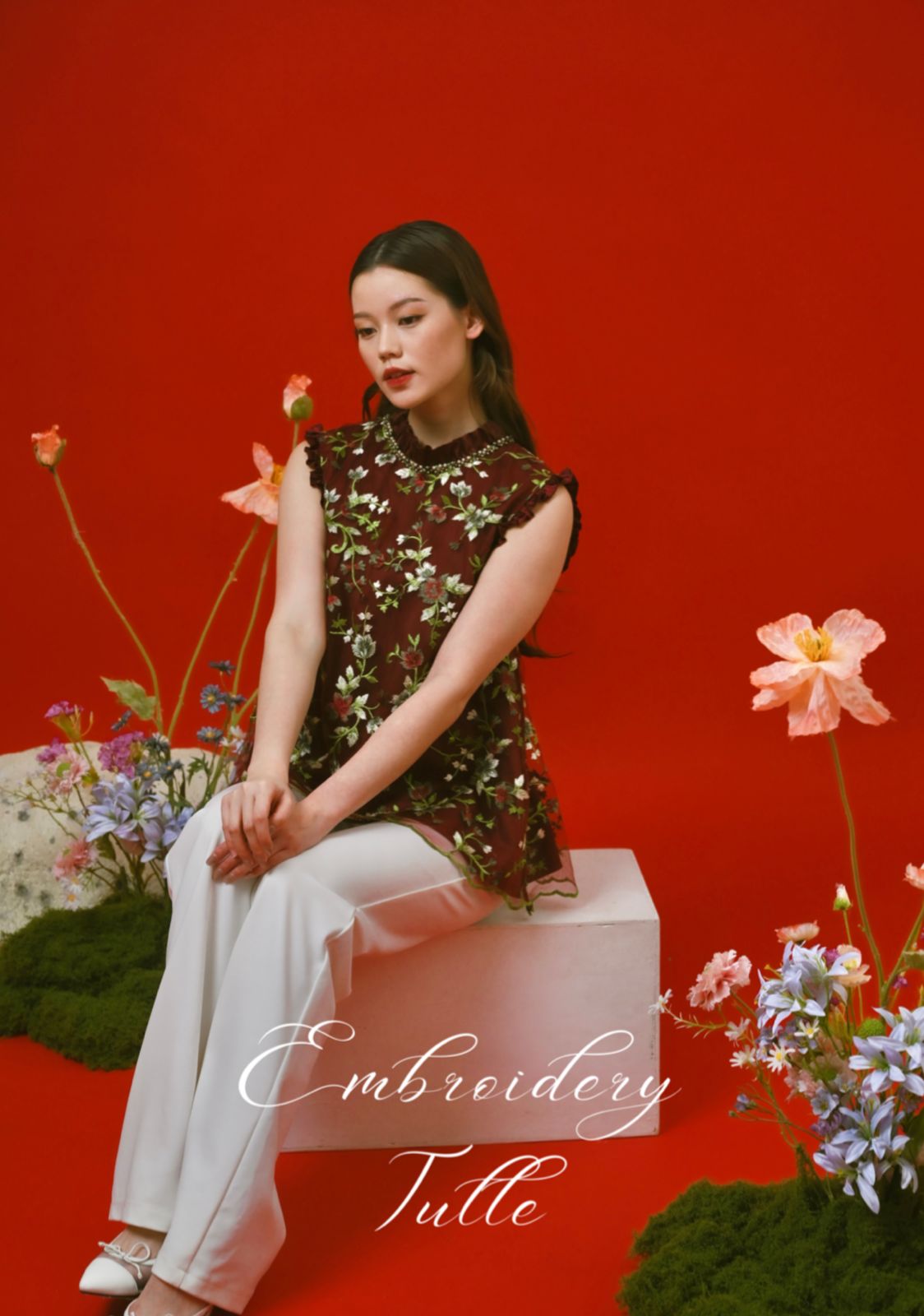 Lamier Wild Flower Maroon - Non&Nik